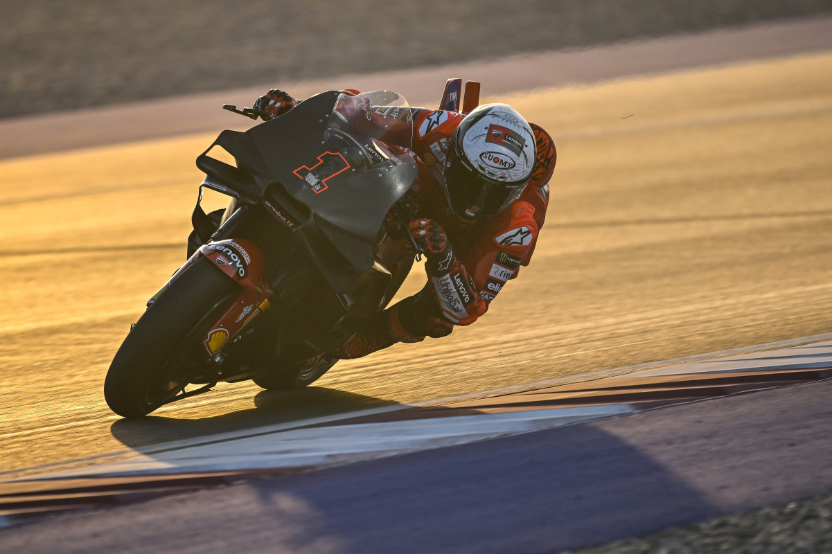 Bagnaia y Ducati dominan el Test de Qatar 2024 - Exclusivo Motos